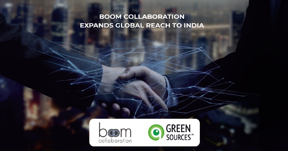 Boom Collaboration partners with Green Sources to increase their global ...